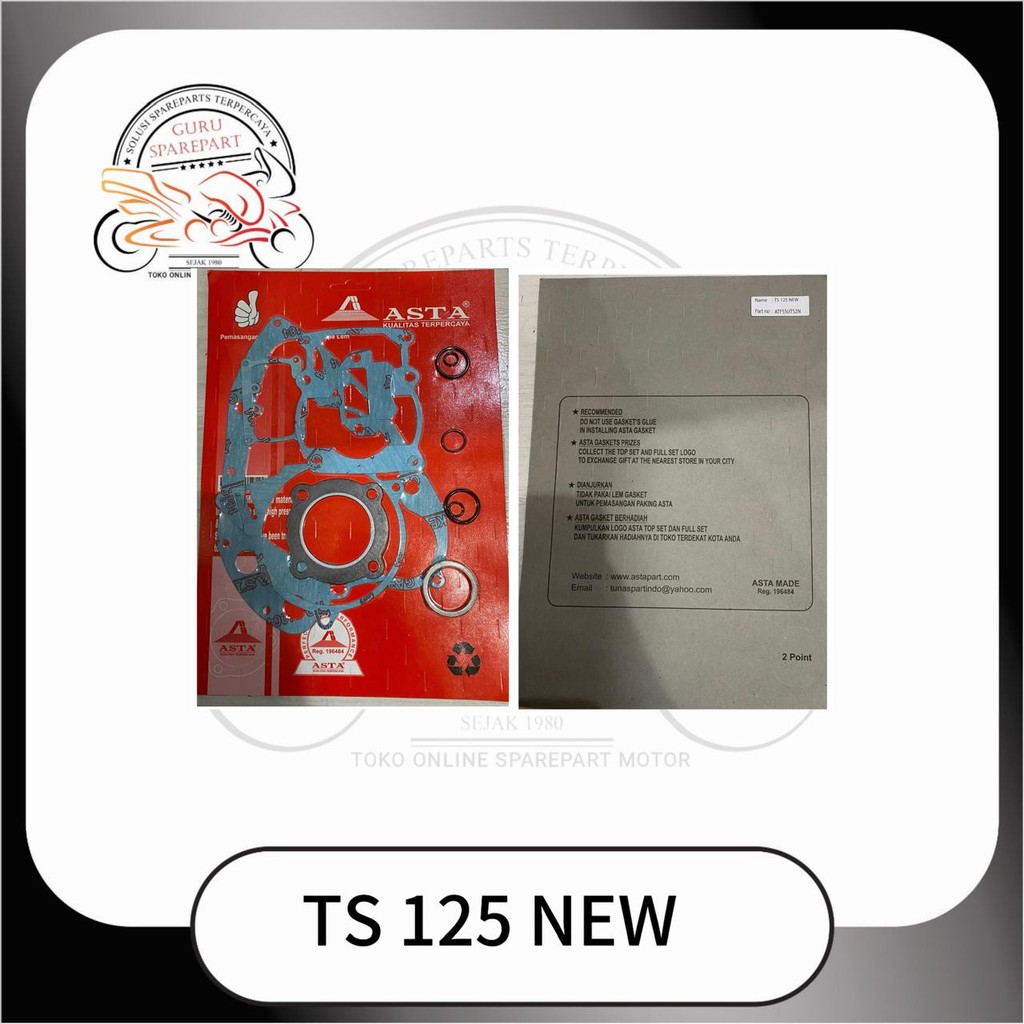 Jual Asta Paking Complete Suzuki TS 125 New Full Set Original | Shopee Indonesia