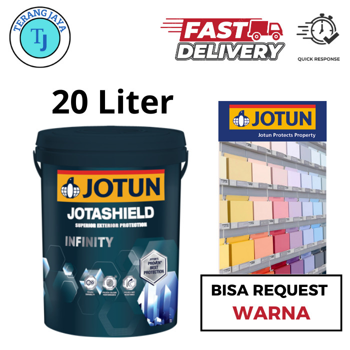 Jual Cat Tembok Exterior JOTUN JOTASHIELD INFINITY 20 Liter | Shopee ...