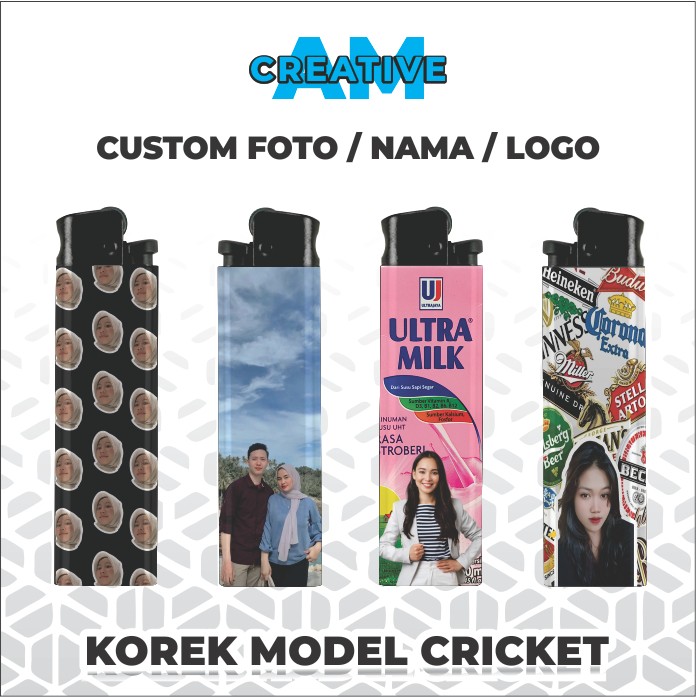 Jual Korek Api Model Cricket Request Custom Gambar | Shopee Indonesia