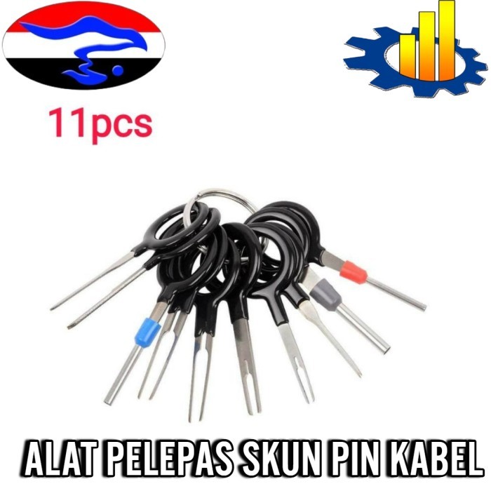 Jual ALAT PELEPAS SKUN PIN KABEL TERMINAL 11 SET | Shopee Indonesia