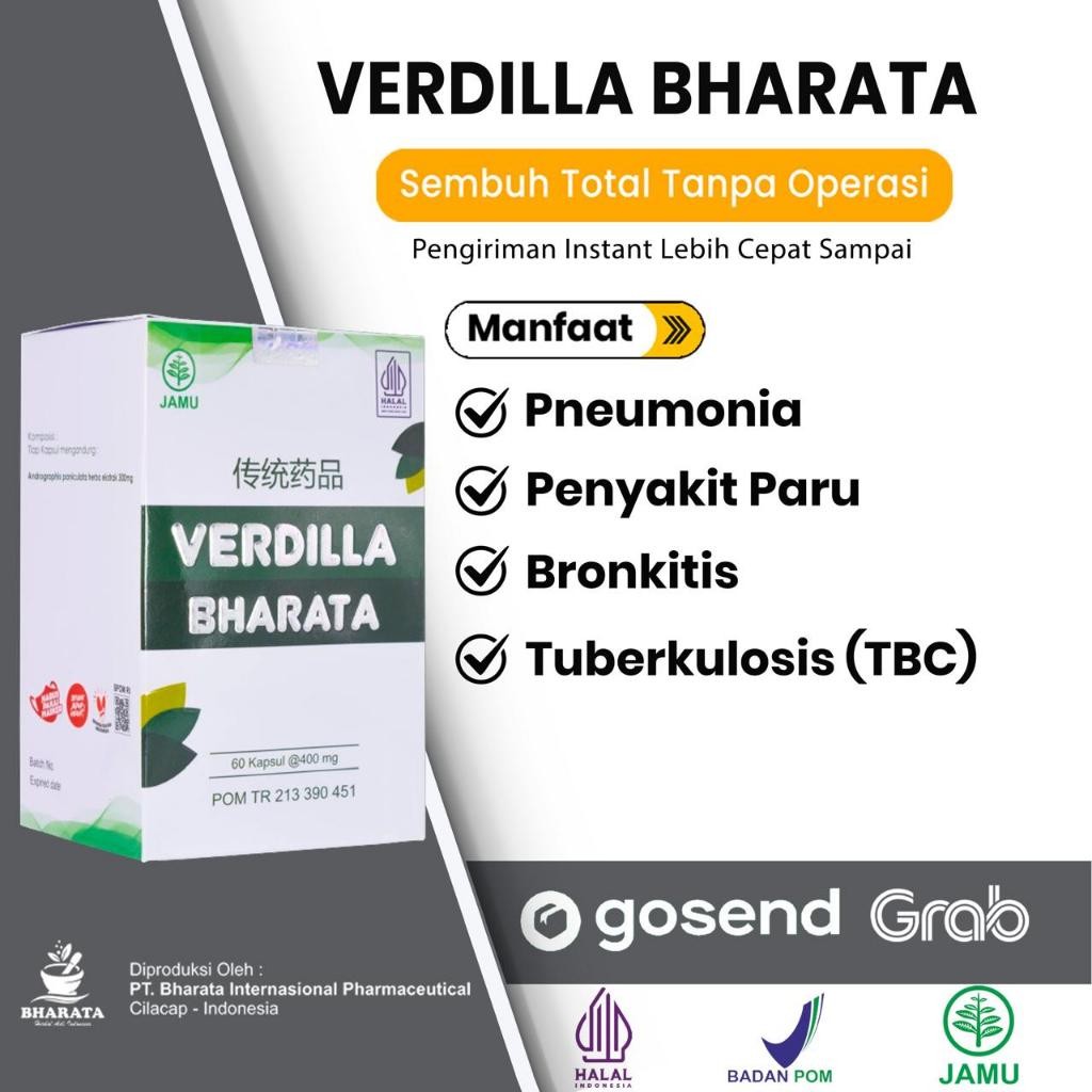 Jual Obat Herbal Verdilla Bharata Kemasan 60 Kapsul Original Bpom dan ...