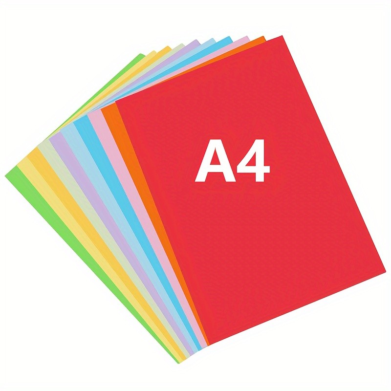 Jual 100 sheets of color A4 paper, DIY craft origami, for color ...