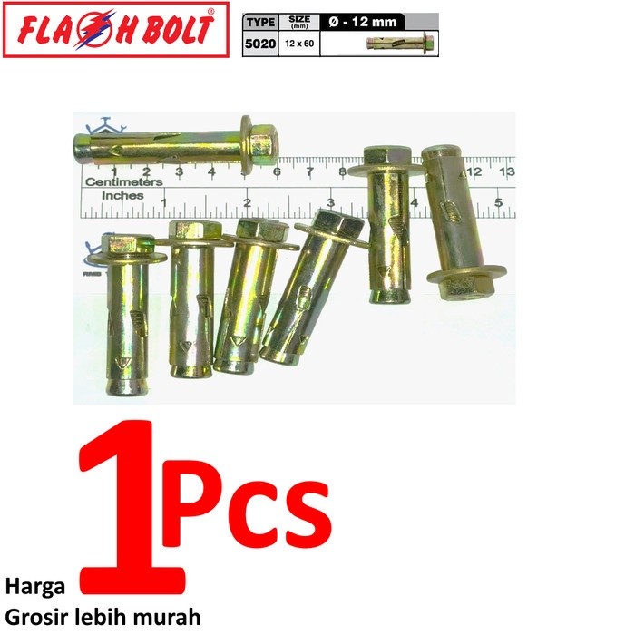 Jual M12x60 Dynabolt M12 Brand Flashbolt 5020 - Baut Tanam Dynabolt ...