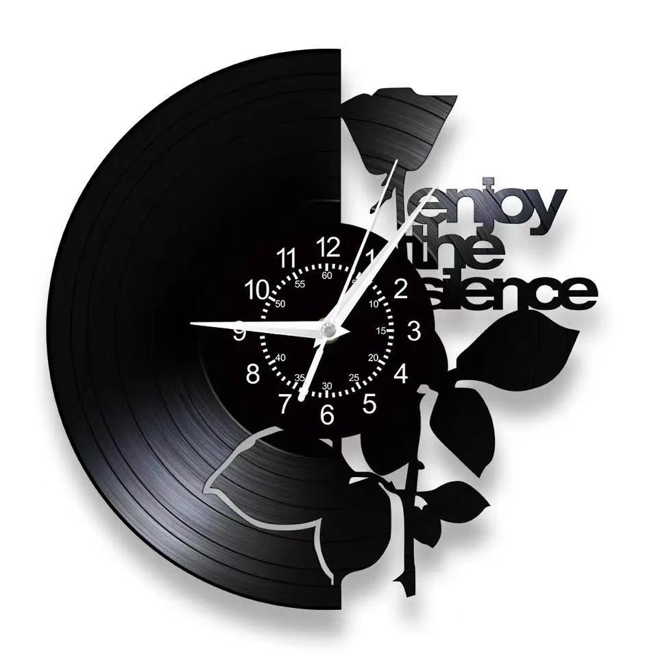 Jual Enjoy The Silence Vinyl Record Wall Clock for Music Studio ...