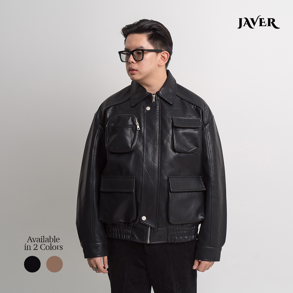 Jual Rocco II Leather Jacket | Jaket Kulit Pria | Shopee Indonesia