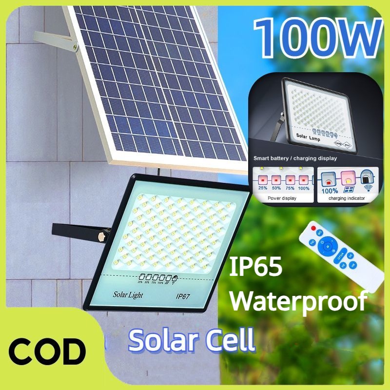 Jual 【COD】Lampu Tenaga Matahari Lampu Solar LED Lampu Panel Surya 24 ...