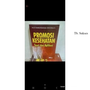 Jual Buku promosi kesehatan teori dan aplikasi | Shopee Indonesia