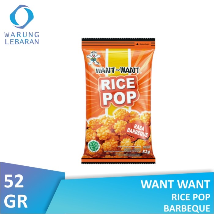 Jual Want Want Rice Pop Barbeque 52gr | Shopee Indonesia