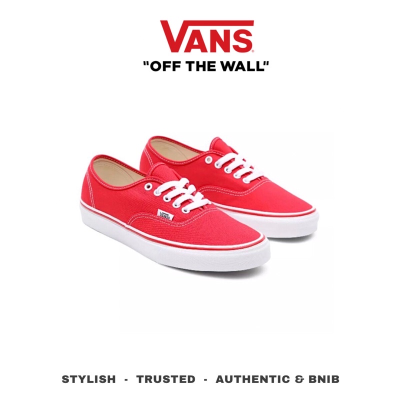 Jual Vans Authentic Classic Red Chilli Original Shopee Indonesia