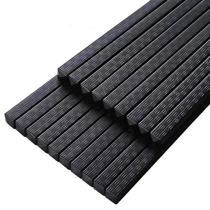 Jual Sumpit Alloy Warna Hitam Kotak Anyaman Tikar (27cm) (1 Pasang ...