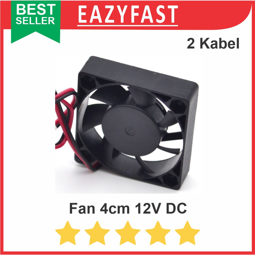 Jual Fan 4cm 40mm 12v DC Kipas Mini Komputer PC CPU Case Casing ...