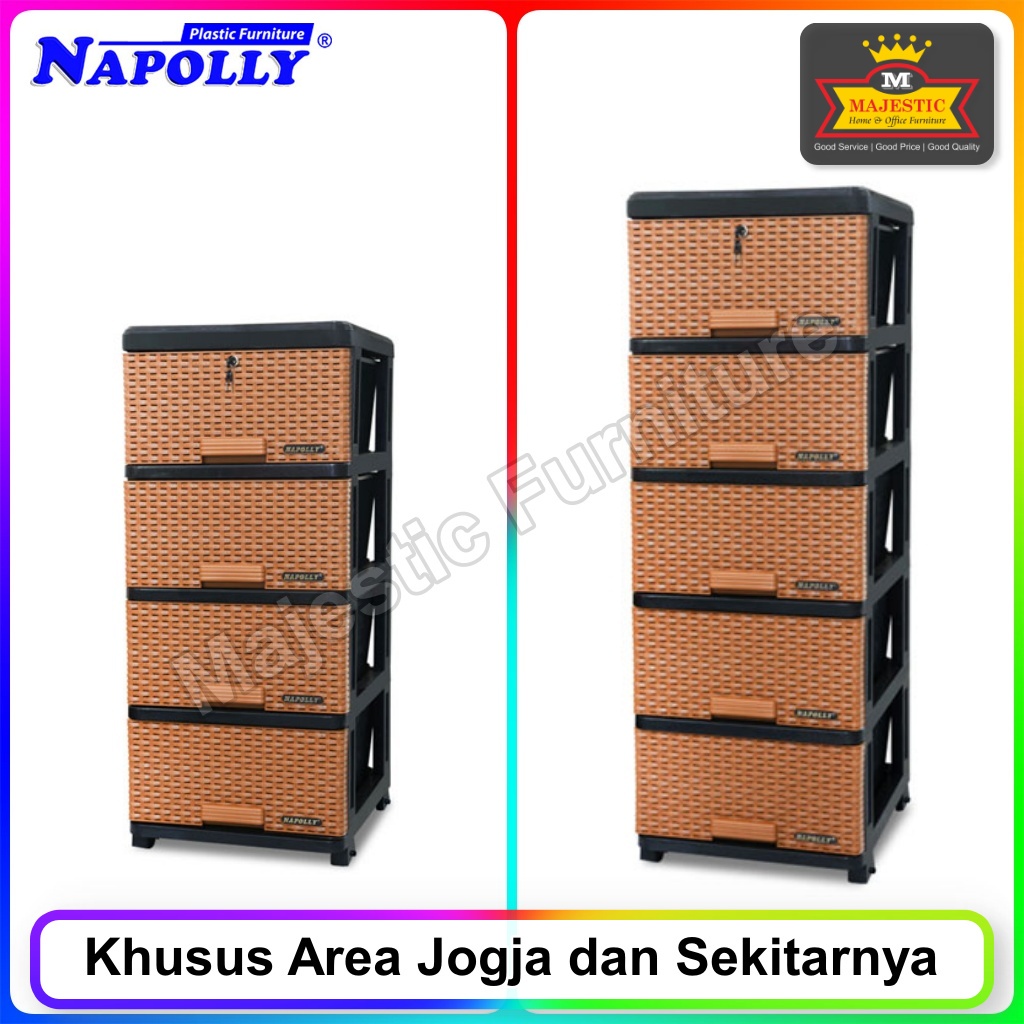 Jual Lemari/Countainer Plastik Napolly - Contac 400/500 Jati - Jogja ...