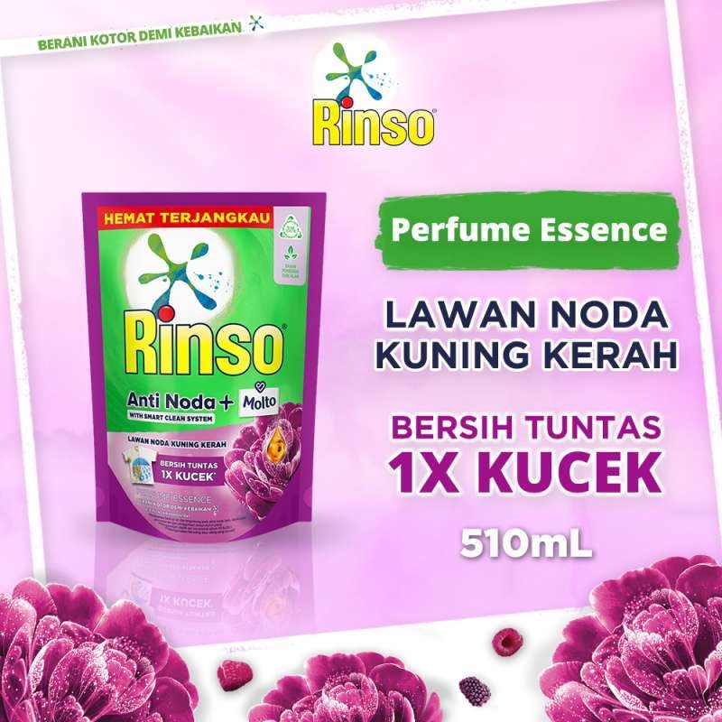 Jual Rinso Molto Perfume Essen Liquid 510mL - Deterjen Parfum, Detergen ...