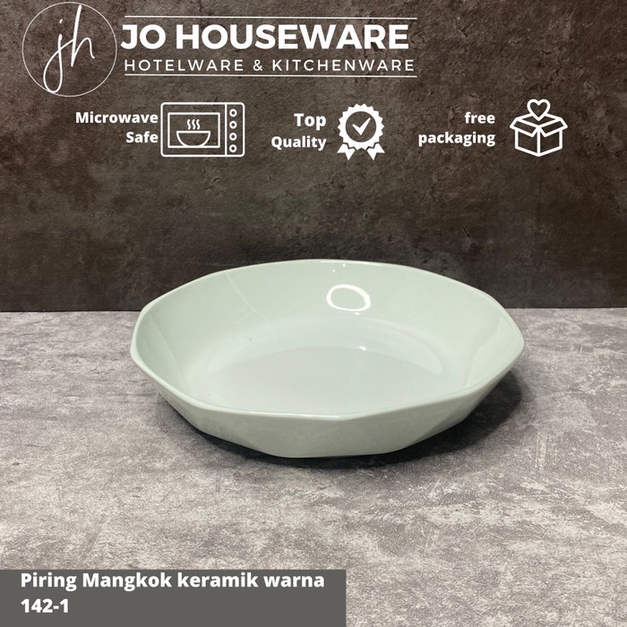 Jual Piring keramik warna mint premium hotelware / piring resto cafe ...