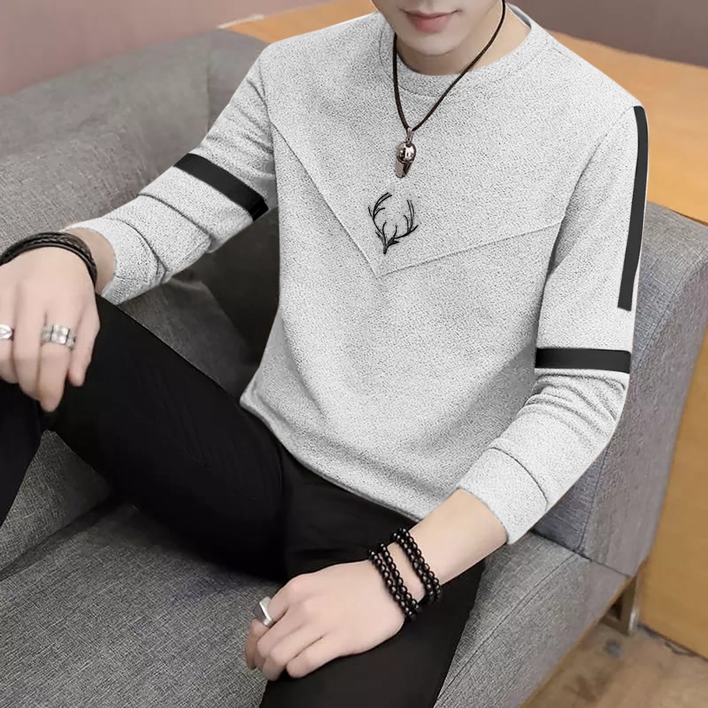 Jual Baju Sweater Distro rusa Pria Lengan Panjang | Shopee Indonesia