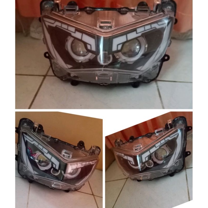 Jual hedlamp all new nmax Projie nmax 2020-2023 | Shopee Indonesia