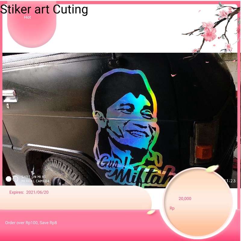 Jual sticker wajah gus miftah cutting sticker wajah gus miftah Keren ...