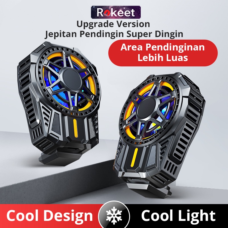 Jual Rokeet Cooling Pad Hp Radiator Pendingin Handphone Gaming Cooler ...