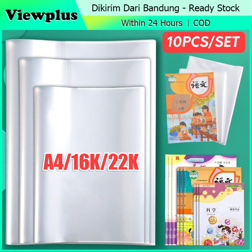Jual 10pcs Sampul Buku Stiker Pvc Self Adhesive Plastik Film Cover
