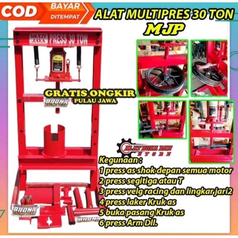 Jual Alat press Laher Bushing Mobil motor lengkap dengan alat bantu ...