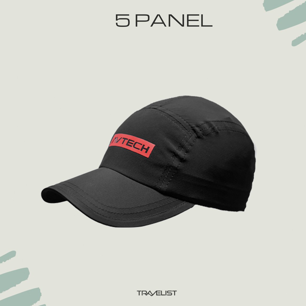 Jual Avtech Topi 5 Panel / topi pria / topi lapangan / topi streetch ...