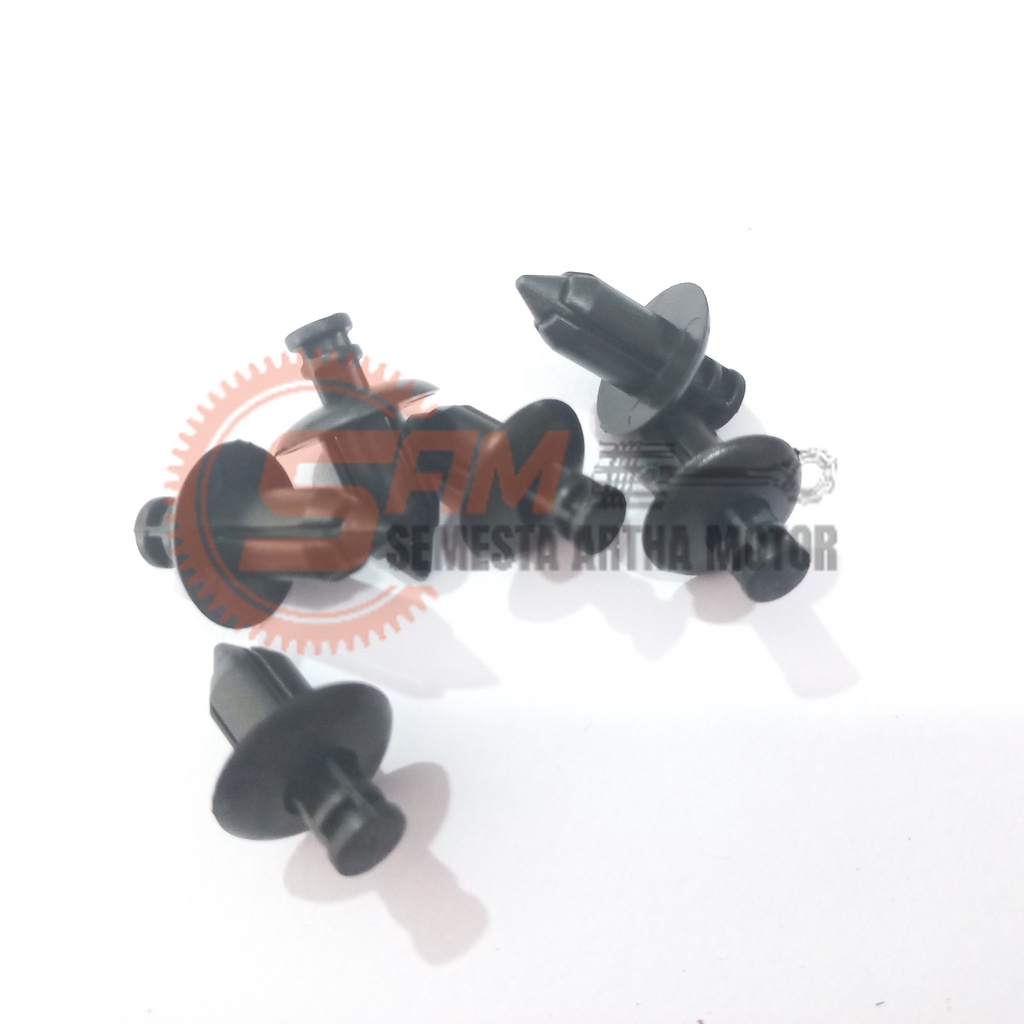 Jual Baut Kancing Klip 8mm Nmax CBR Ninja Rivet Body Plastik Hitam ...