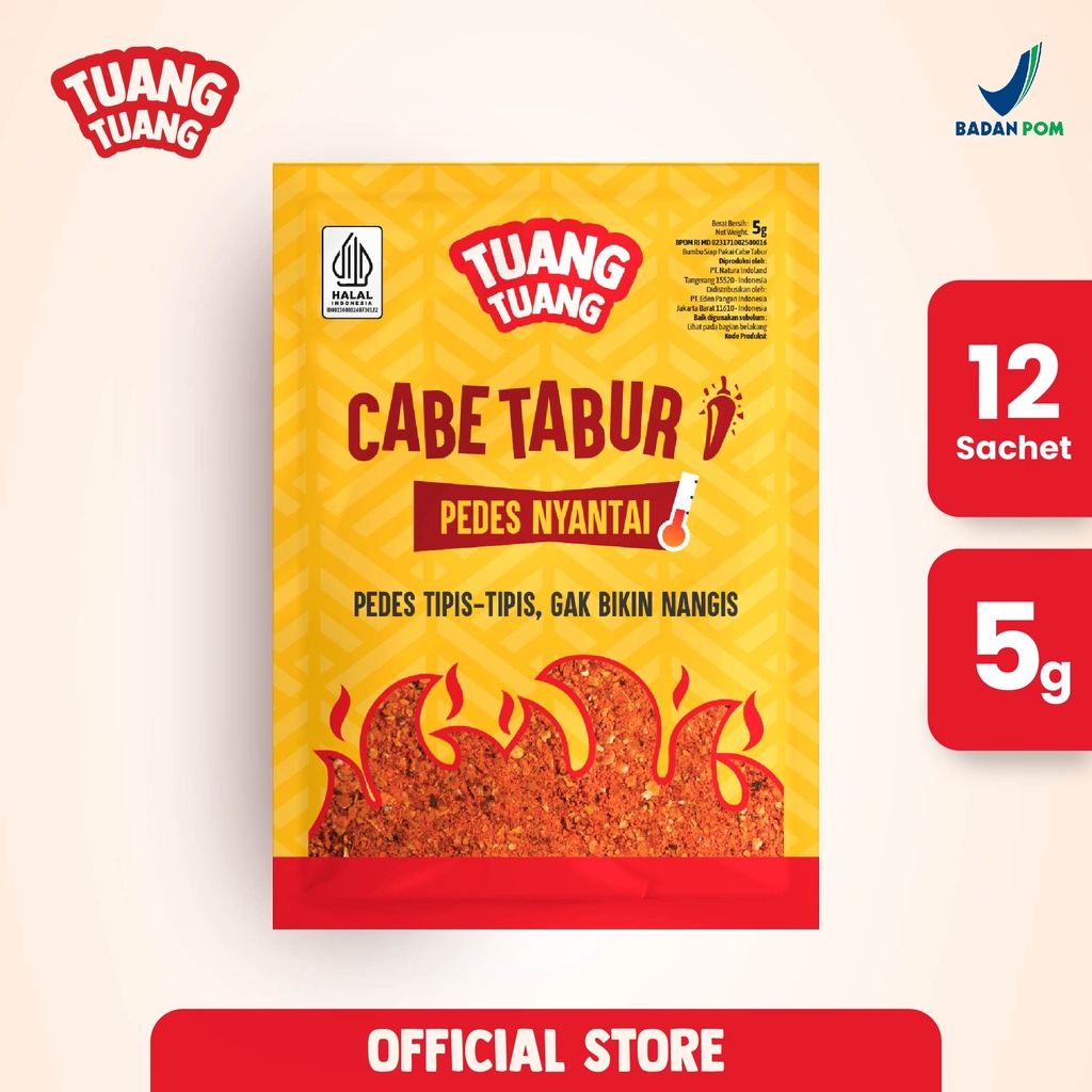Jual TuangTuang - Cabe Tabur Pedes Nyantai (sachet) | Shopee Indonesia