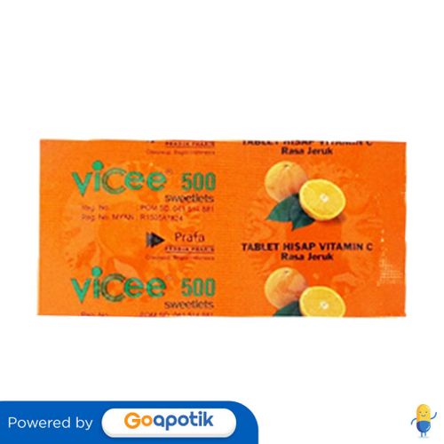 Jual Vicee 500 Rasa Jeruk Strip 2 Tablet | Shopee Indonesia
