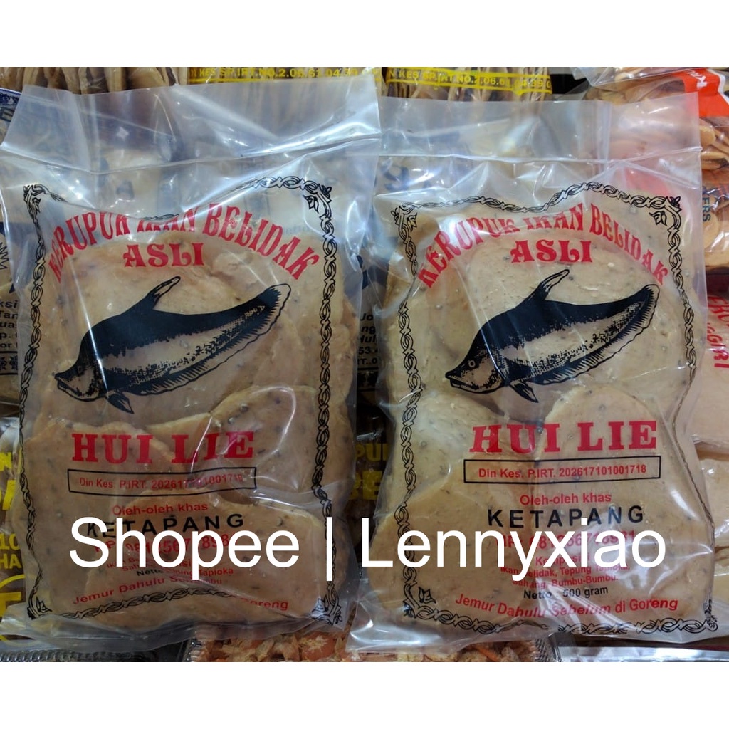 Jual Kerupuk Ikan Belidak Belidaaakk Belidaaaa Belido Pipih Lopis Asli ...