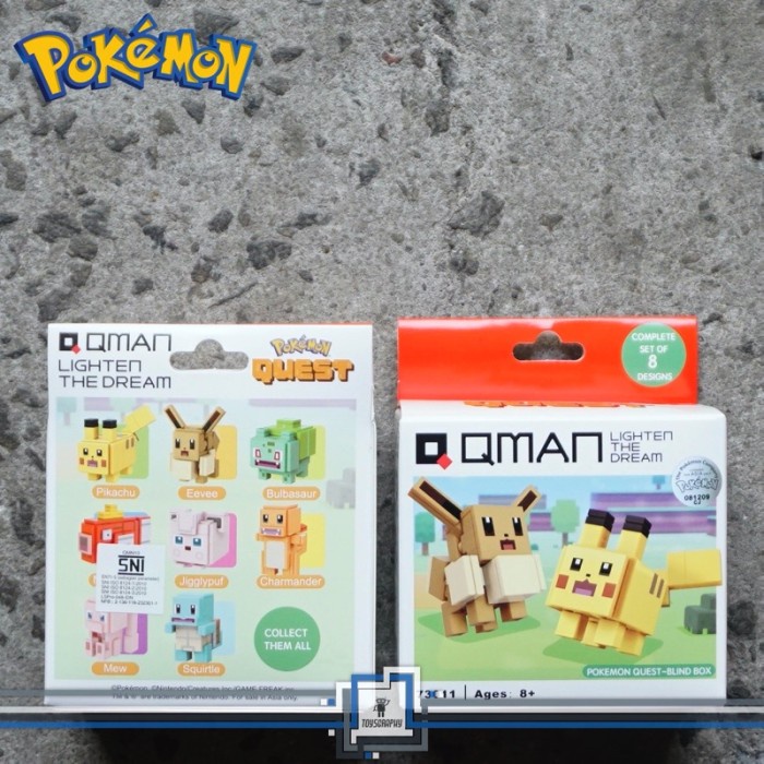 Jual Qman Pokemon Quest 73011 Blind Box Mainan Brick Blocks Mystery Box | Shopee Indonesia