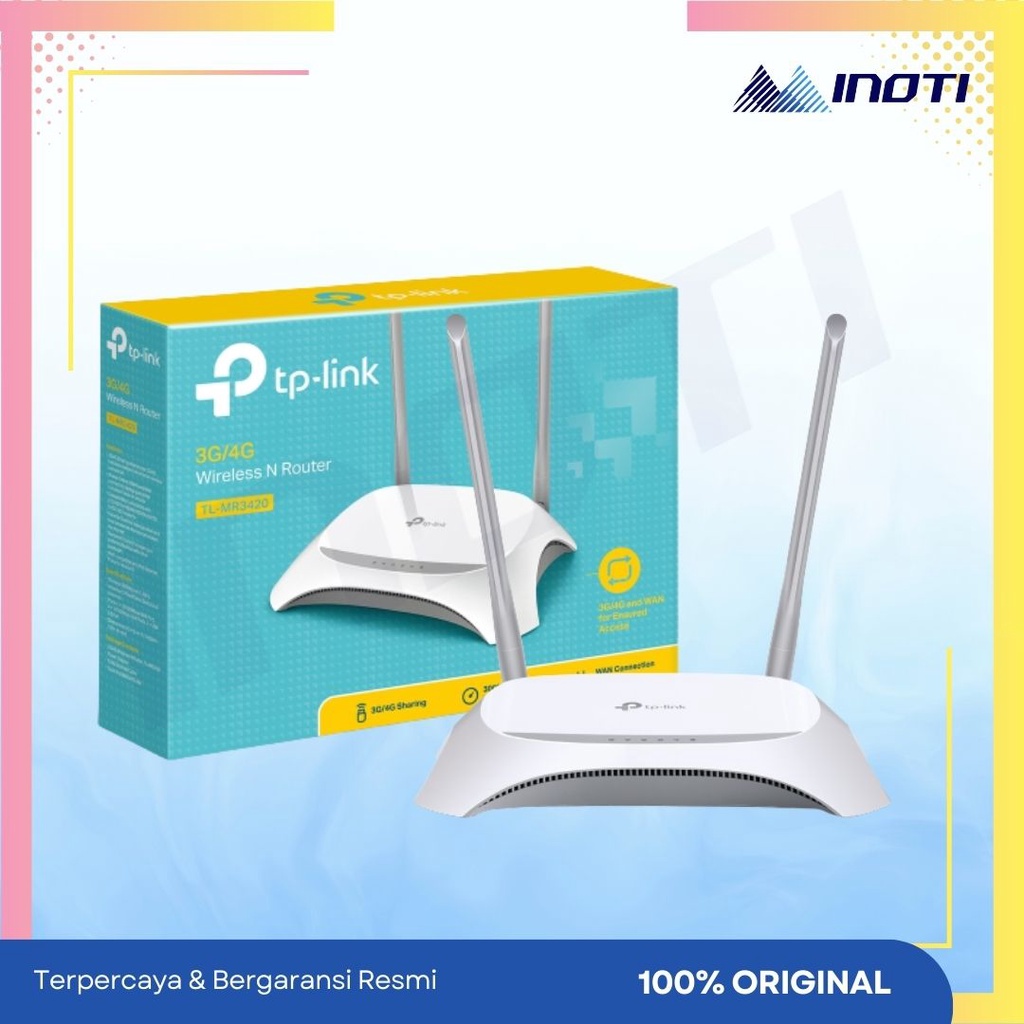 Jual TP-LINK TL-MR 3420 Router 4G/3G USB Modem NEW FIRMWARE TPLINK ...