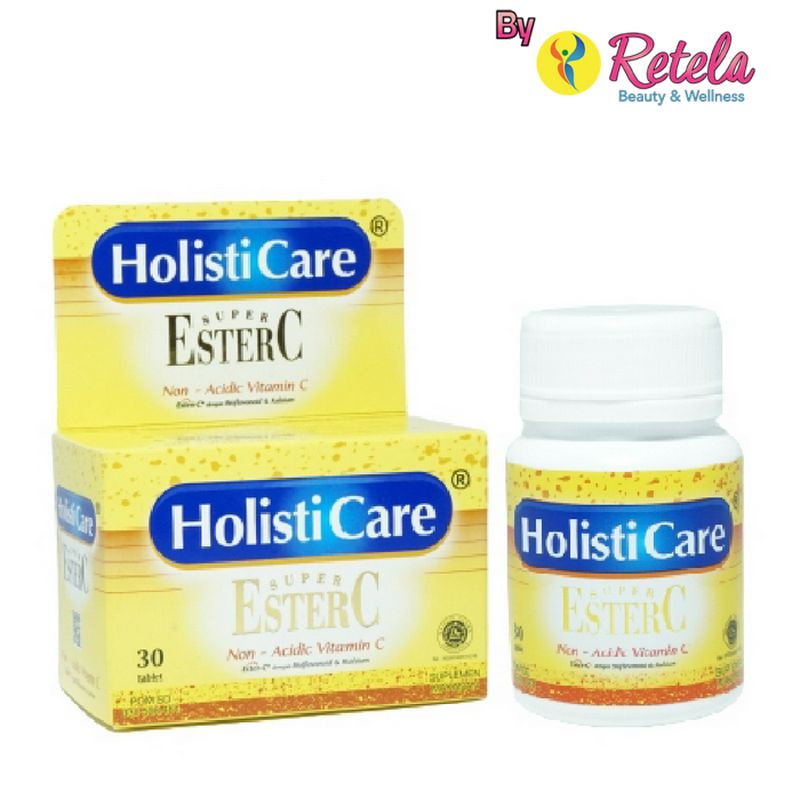 Jual HOLISTICARE SUPER ESTER C 1 BOTOL 30 TABLET | Shopee Indonesia