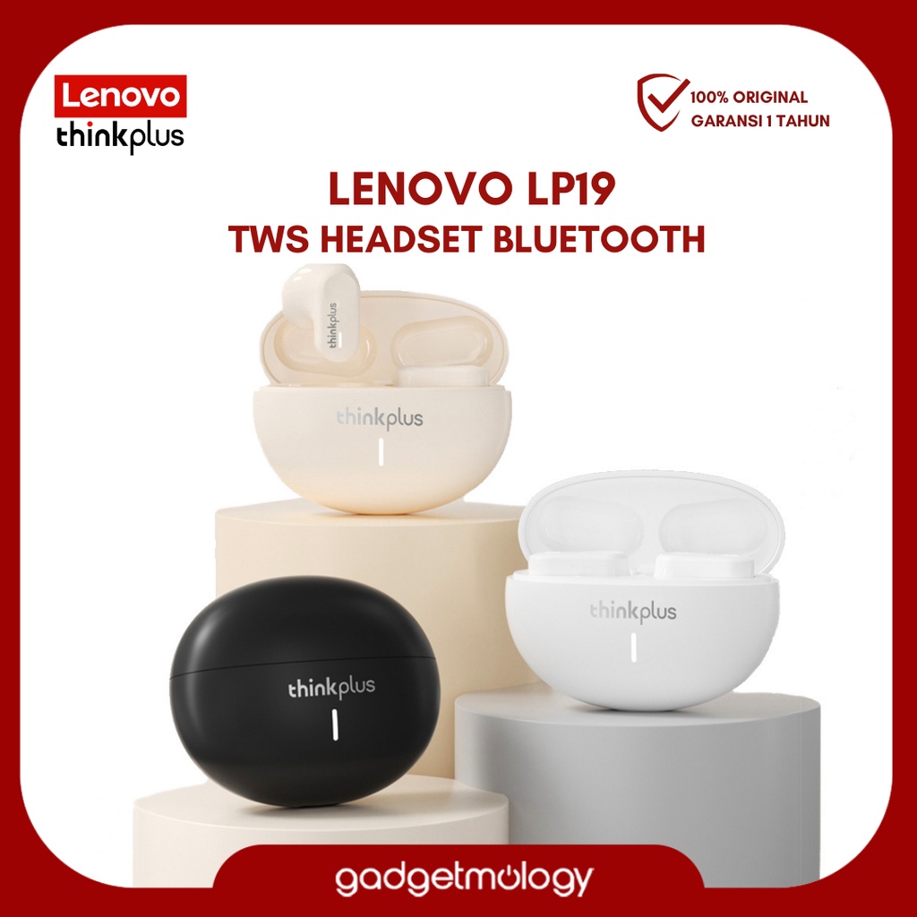 Jual Thinkplus LP19 TWS Headset Earphone Earbuds Bluetooth Wireless ...