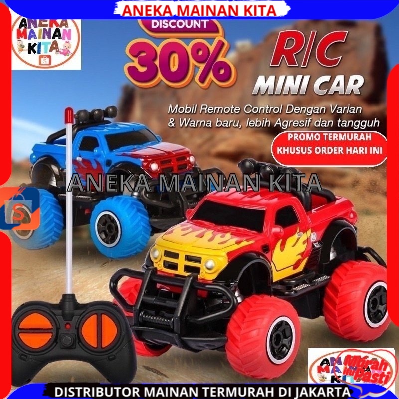 Jual Mainan Anak Mobil Remote Control Jeep Off Road Mini Mainan Mobil ...
