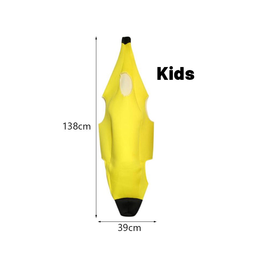 Jual Kostum Banana Cute Anak Dewasa Kostum Buah Pisang Maskot Costume ...