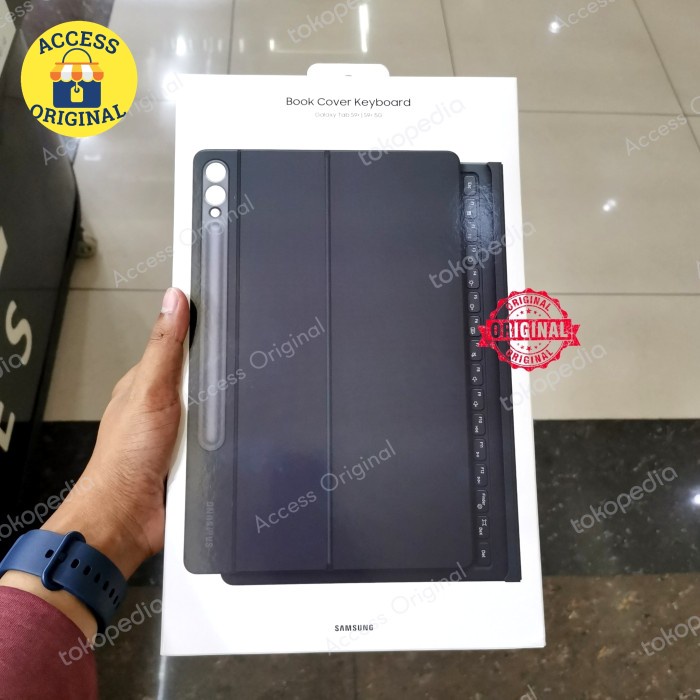 Jual Book Cover Keyboard Trackpad Samsung Tab S9 Plus S9+ 5G Casing Ori ...