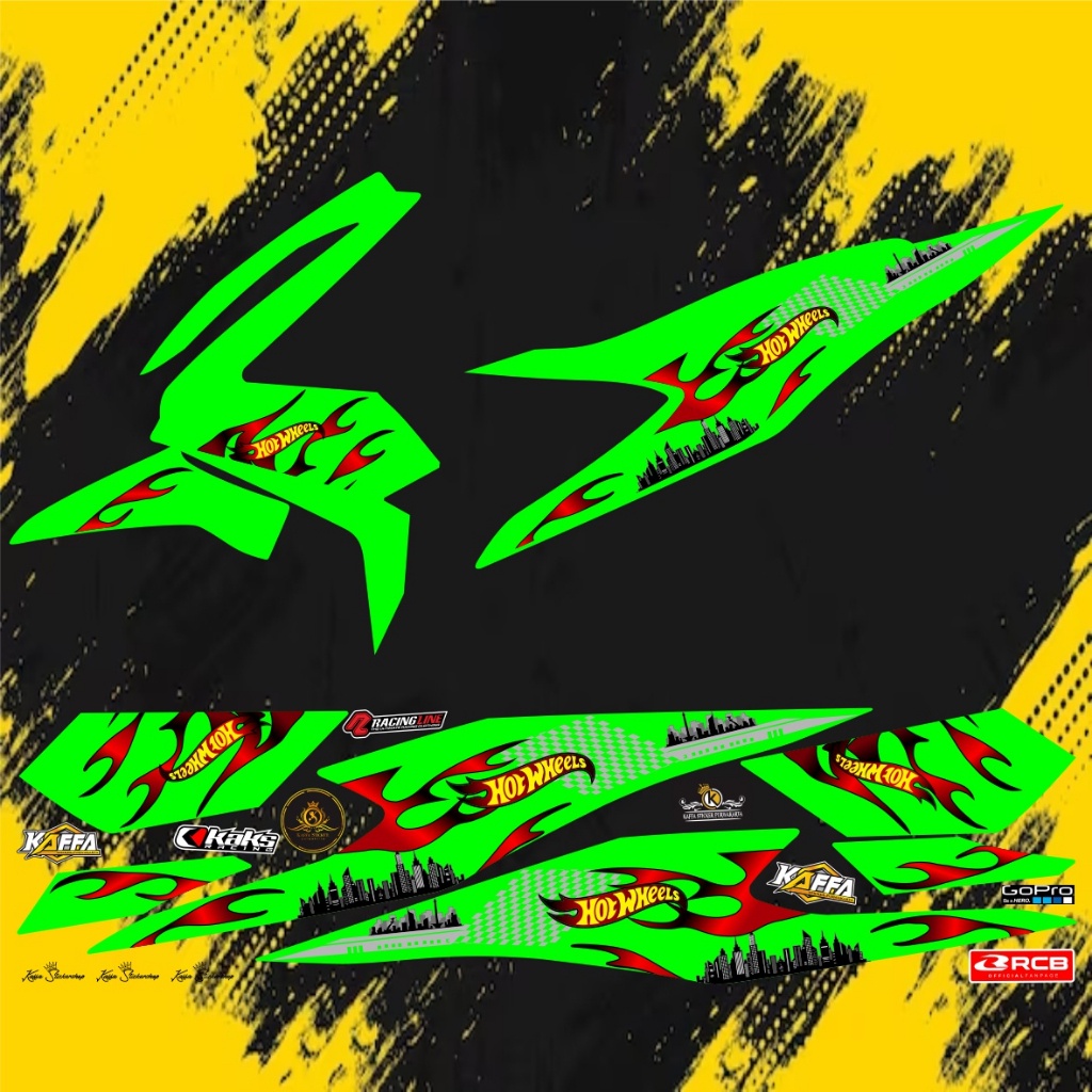Jual LIS MOTIP MOTOR Sticker Variasi Beat Deluxe Beat Street New Baru ...