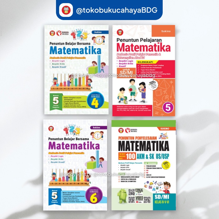 Jual BUKU MATEMATIKA YRAMA WIDYA SD KELAS 1 2 3 4 5 6 MERDEKA ORIGINAL | Shopee Indonesia
