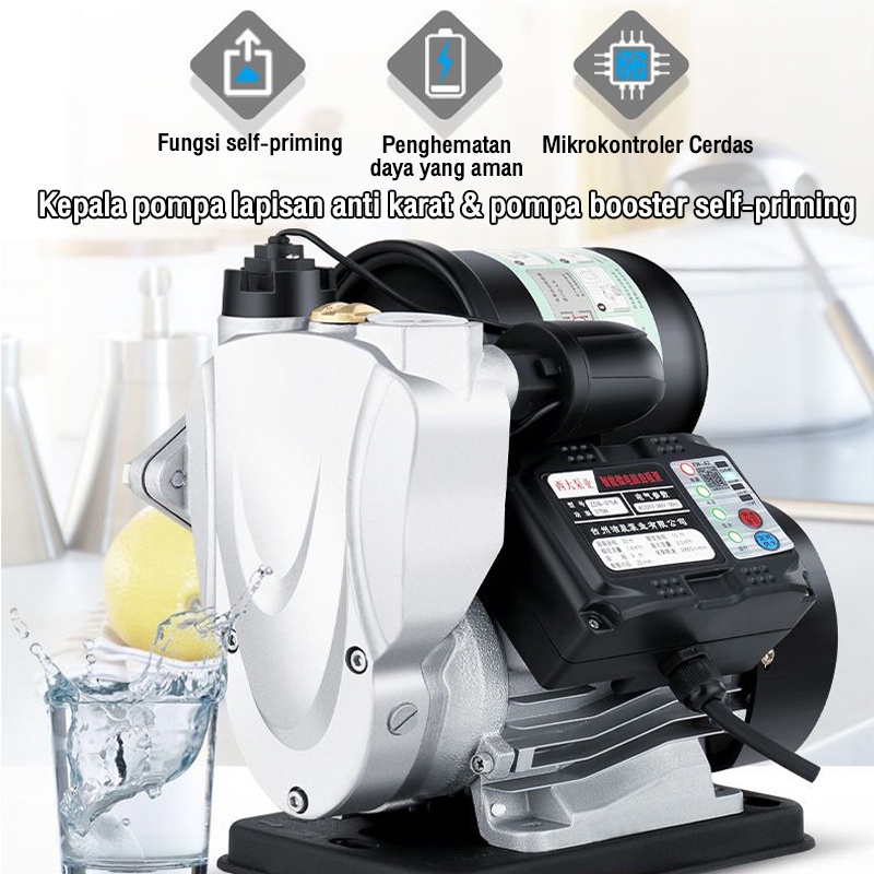 Jual Pompa air Otomatis 250W Mesin Pompa Air Pompa Air Listrik Pompa Pendorong Tekanan Air ...