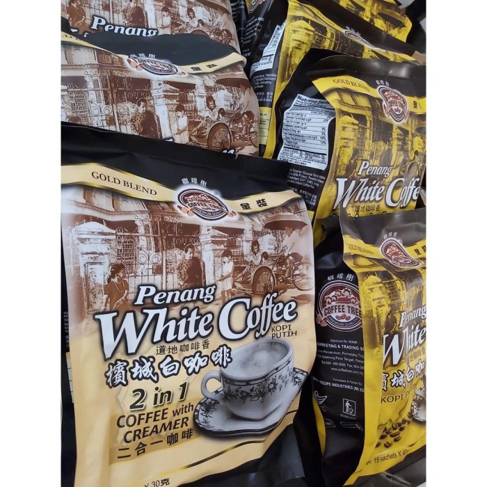 Jual Penang White Coffee 2in1 Penang White Coffee No Sugar Added | Shopee Indonesia