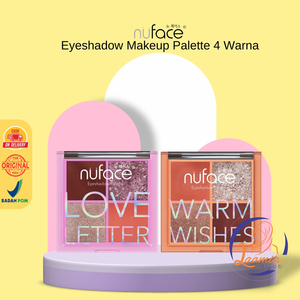Jual Nuface Eyeshadow Makeup Palette 4 Warna | Eyeshadow | Shopee Indonesia