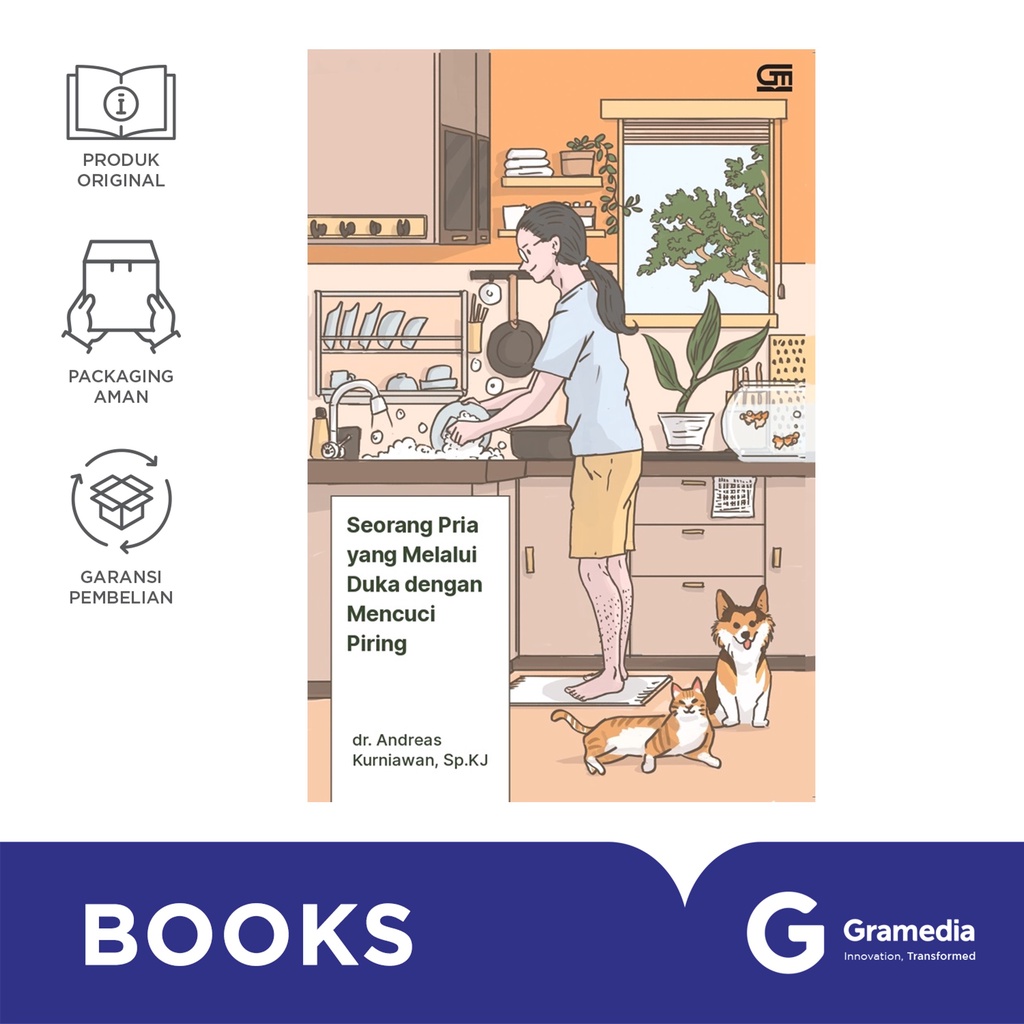 Jual Seorang Pria yang Melalui Duka dengan Mencuci Piring (dr. Andreas ...