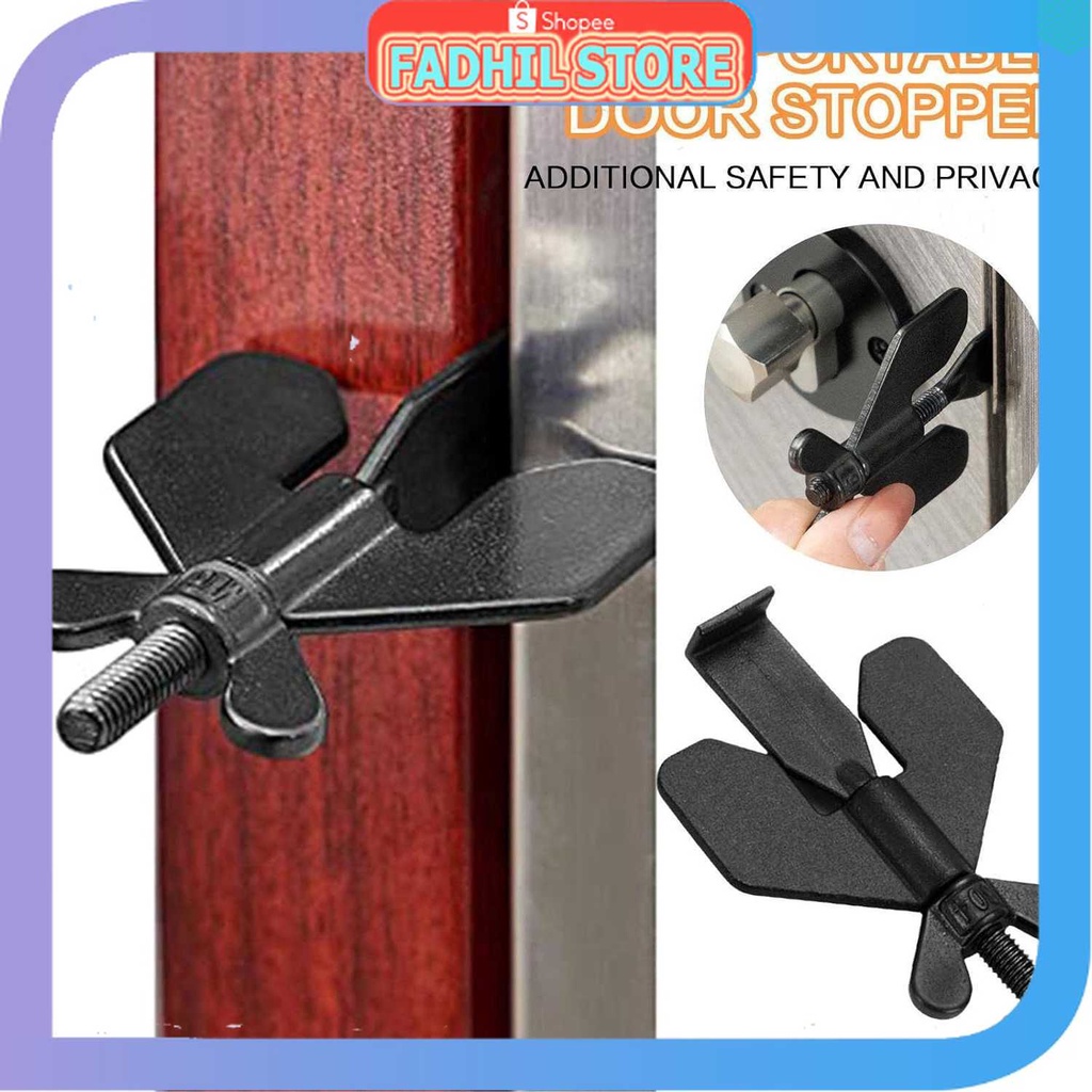 Jual FS - XIN Portable Door Lock Safety Travel Penahan Pintu - X-11 ...