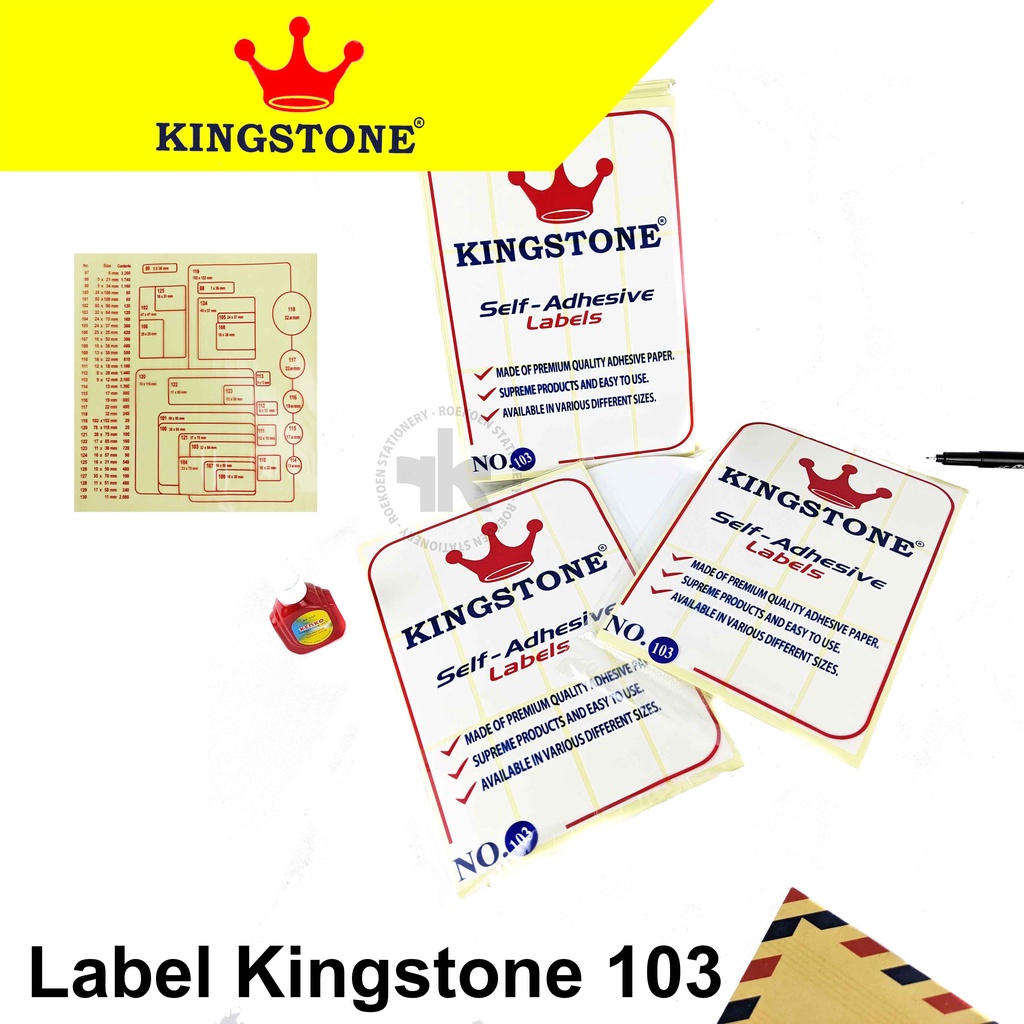Jual Kingstone Label 121 (38 x 75mm) | Shopee Indonesia