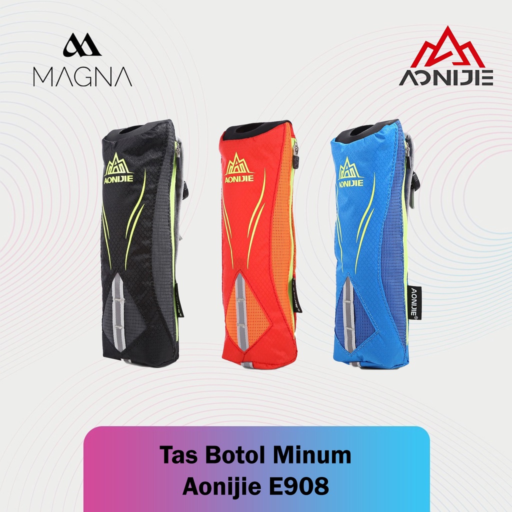 Jual Tas Botol Minum Aonijie E908 Hand Bottle Grip Sport Running Trail Lari Gym Marathon Cover ...