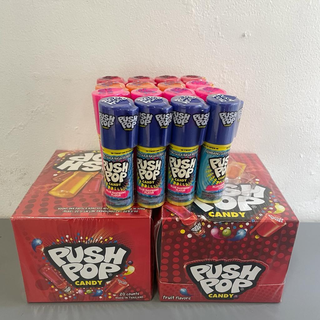 Jual PERMEN PUSH POP BOX / LIPSTIK CANDY ( BOX / 20 PC ) | Shopee Indonesia