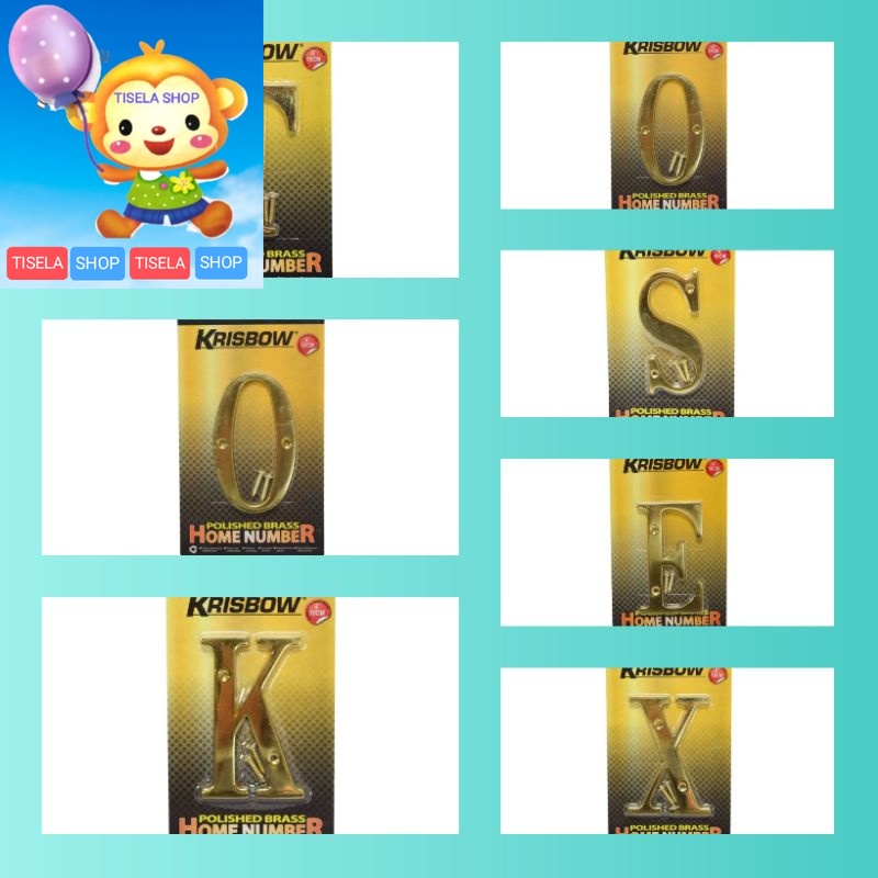 Jual Huruf Abjad Rumah A - Z mewah polish Ace Krisbow | Shopee Indonesia