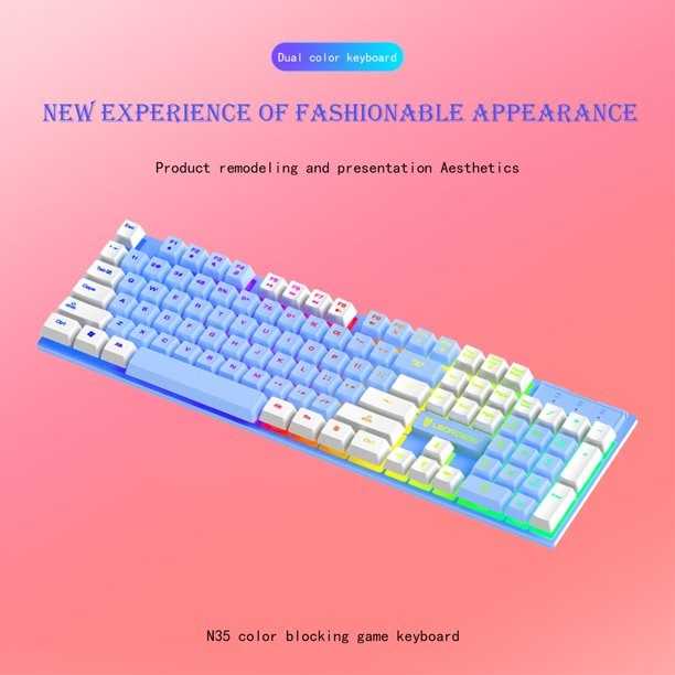 Jual Keyboard Gaming RGB Backlight Mechanical Feel Waterproof ...