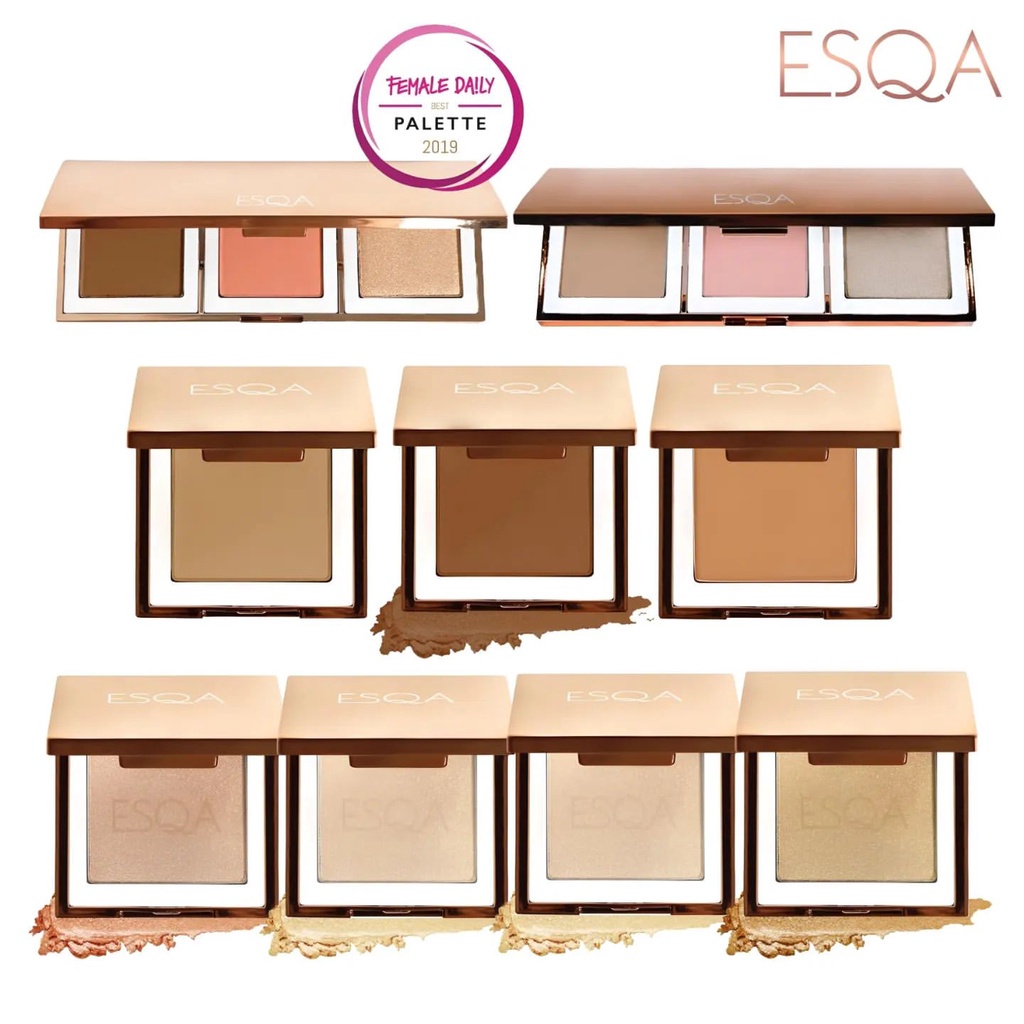 Jual ESQA The Goddess Cheek Palette Athena - Esqa Highligter - Esqa ...