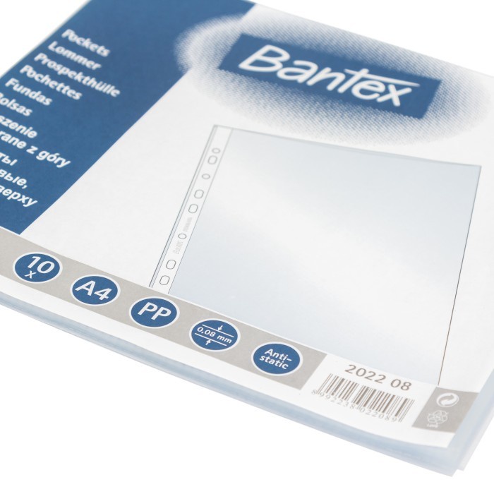 Jual Bantex Pocket With Side Opening A4 0,08mm Antiglare (per pcs ...